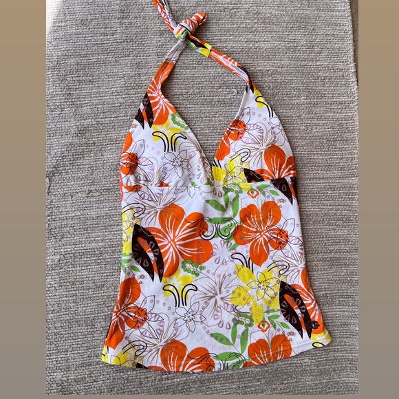 Hapari | Swim | Hapari Swimwear Tankini Top Y2k Hawaiian Flower Print ...